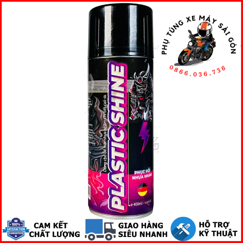 Dưỡng nhám Sprayking Plastic Shine mẫu mới 400ml | Shopee Việt Nam