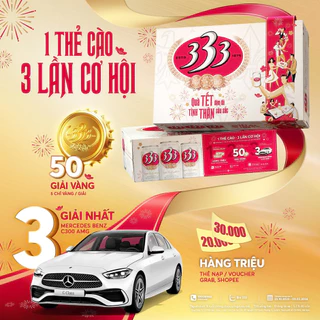 thùng 24 lon bia 333 330ml giá tốt Tháng 4, 2024 | Mua ngay | Shopee ...