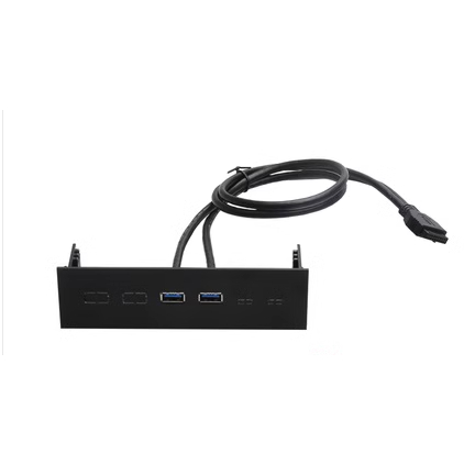 hộp mở rông 2 usb 3.0 mặt trước case máy tính văn phòng, front panel 5. ...