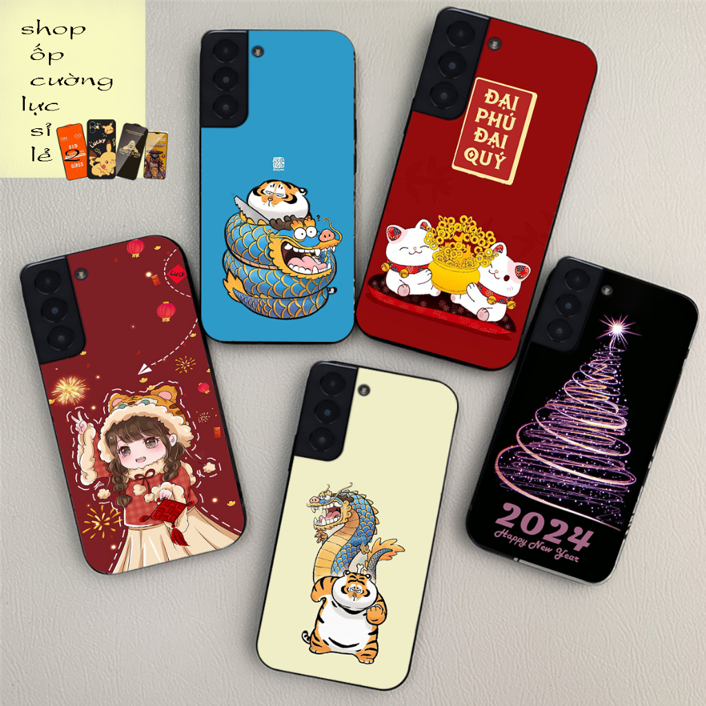 ốp lưng Samsung ss s21 / ss s30 / ss s21 fe in hình tết năm 2024 ngộ nghĩnh | Shopee Việt Nam