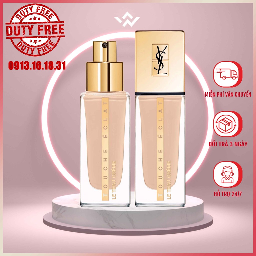 Kem Nền YSL Chính Hãng - Kem Nền YSL Touche Eclat Le Teint Creme Tone B20/B10 Fullsize | Shopee ...