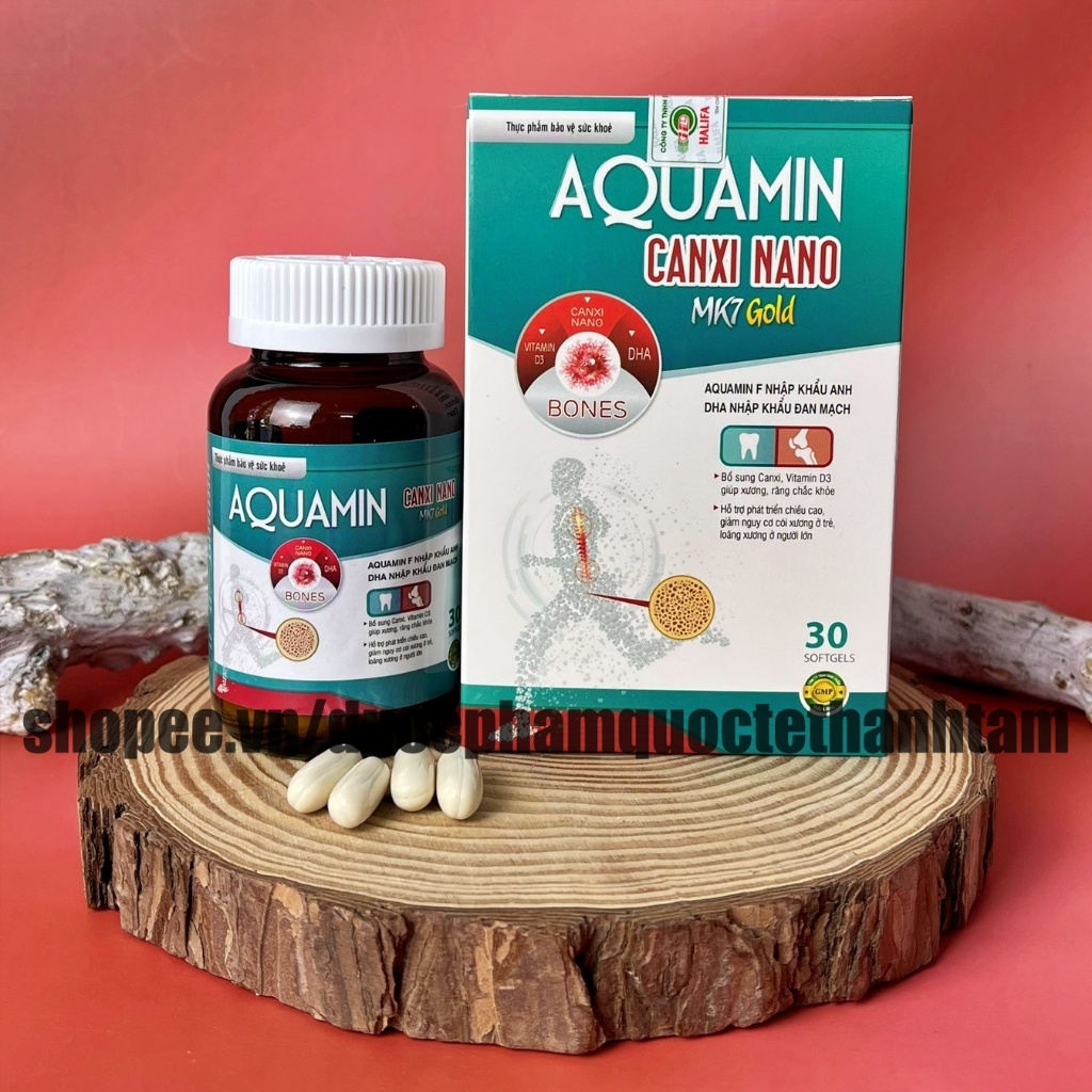 Viên uống Canxi Nano Mk 7 bổ sung canxi hỗ trợ phát triển chiều cao cho trẻ, bổ xương khớp, giúp ...