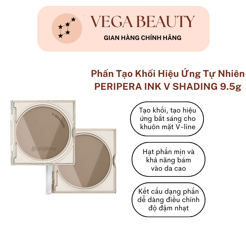Phấn Tạo Khối Hiệu Ứng Tự Nhiên PERIPERA INK V SHADING 9.5g | Shopee ...