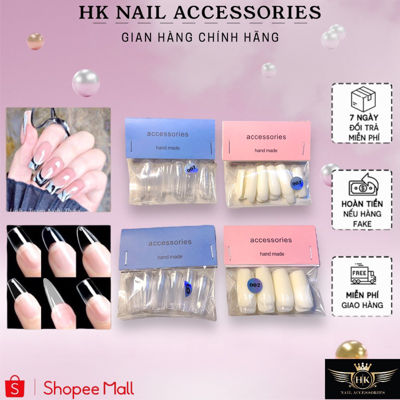 Móng úp lẻ size số 0, 1, 2, 3, 4, 5, 6, 7, 8, 9 HK NAIL ACCESSORIES ...