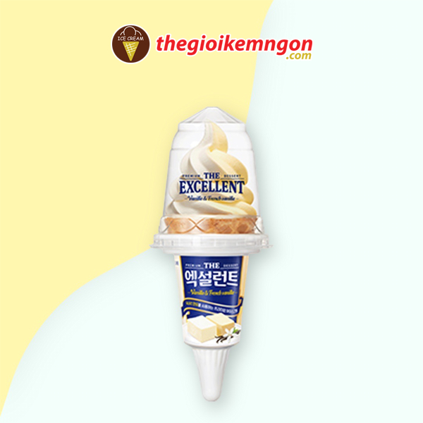 Kem ốc quế Hàn Quốc Binggrae Excellent Cone (170ML) | Shopee Việt Nam
