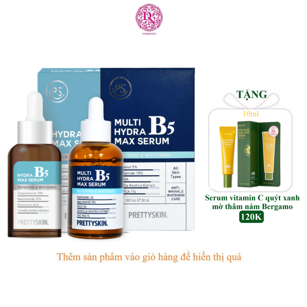 Serum B5 Pretty Skin Hydra Max Tinh Chất Phục Hồi Và Dưỡng Trắng Da ...