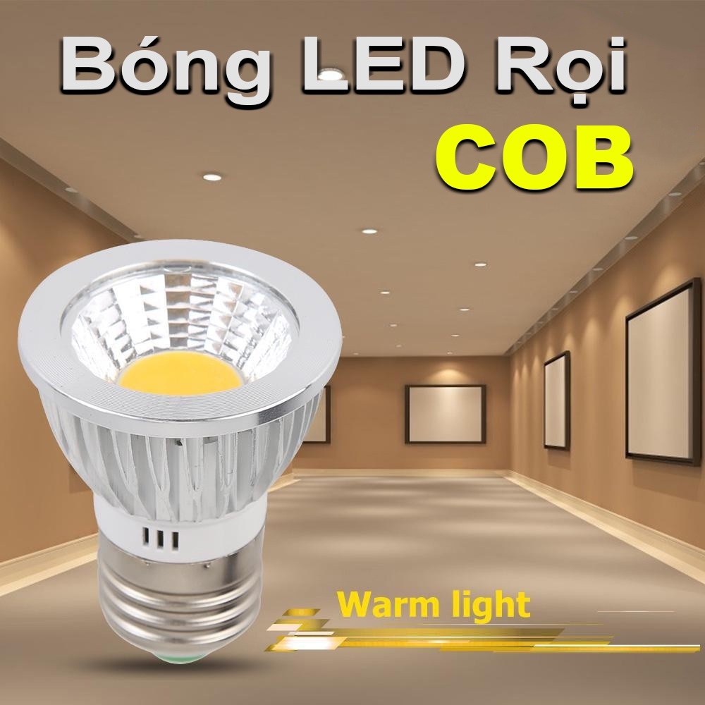 Bóng đèn LED rọi COB siêu sáng 3W,5W,7W đui xoáy E27 - 220V ánh sáng ...