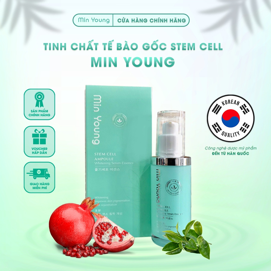 TINH CHẤT TẾ BÀO GỐC-STEM CELL ESSENCE-줄기세포 에센스 40ml Min Young | Shopee ...