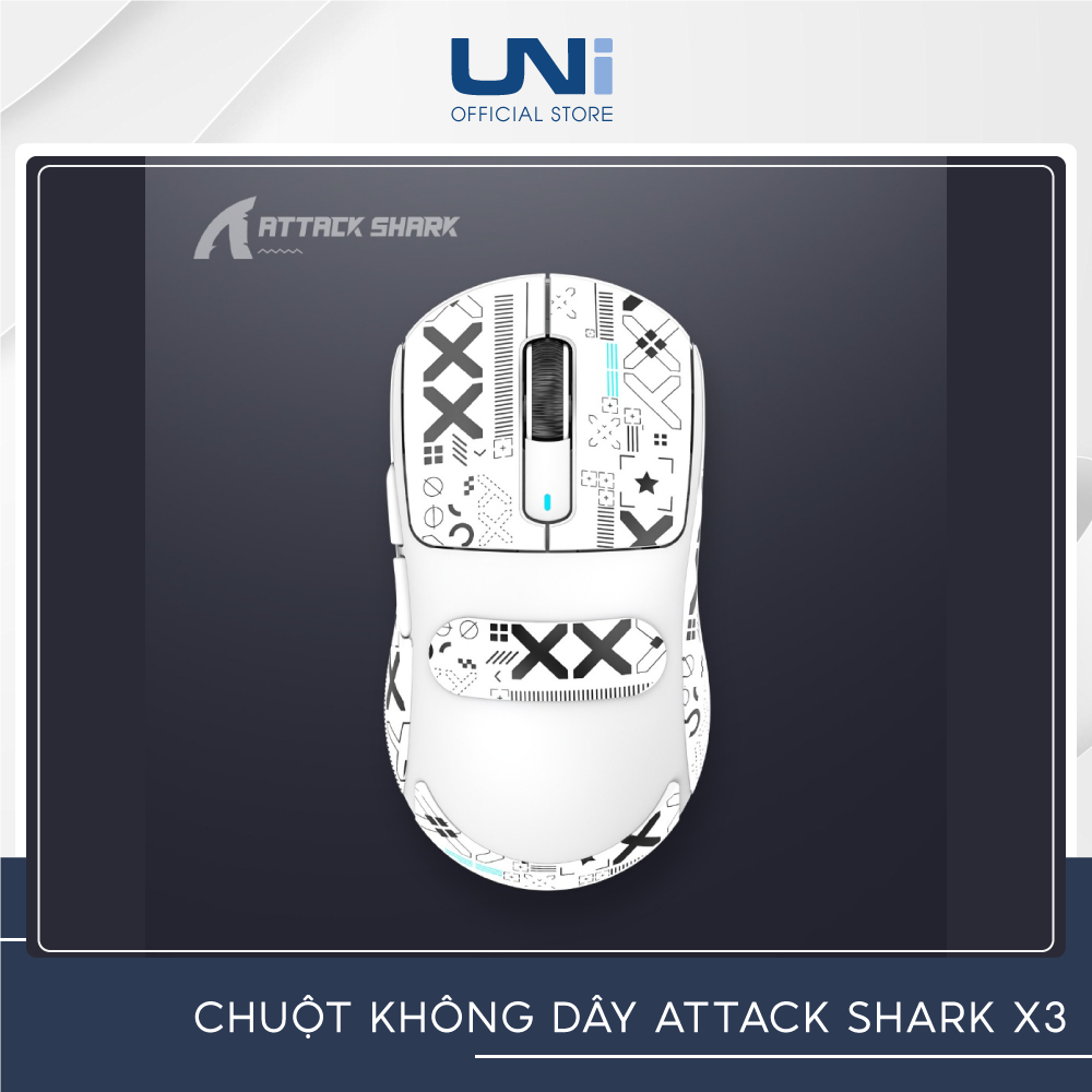 Chuột Máy Tính Bluetooth Không Dây Attack Shark X3 Tặng Grip Tape - Uni ...