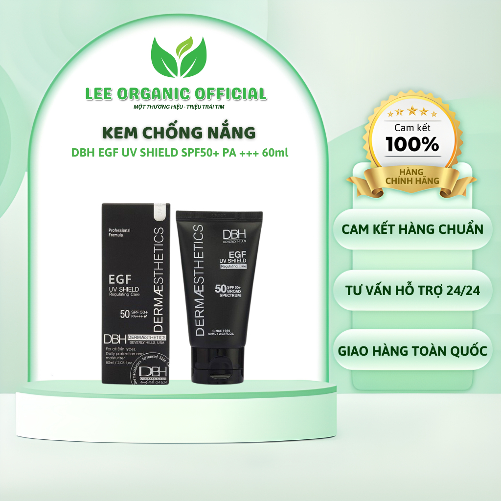 Kem chống nắng DBH EGF UV SHIELD SPF50+ PA +++ 60ml | Shopee Việt Nam