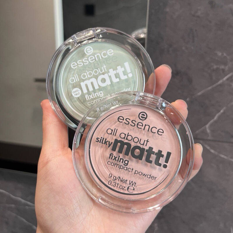 Phấn Phủ Dạng Nén Kiềm Dầu Essence All About Matt Fixing Compact Powder ...