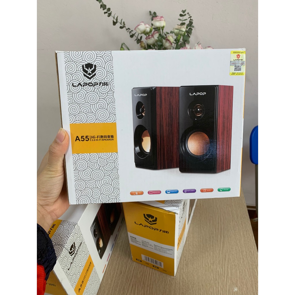 Loa Vi Tính LAPOP A55 2.0 - Hàng chính hãng | Shopee Việt Nam