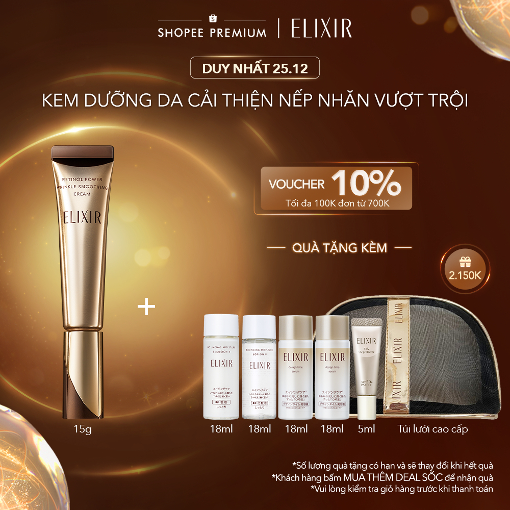 [MỚI] Kem dưỡng da cải thiện nếp nhăn vượt trội ELIXIR RETINOL POWER ...