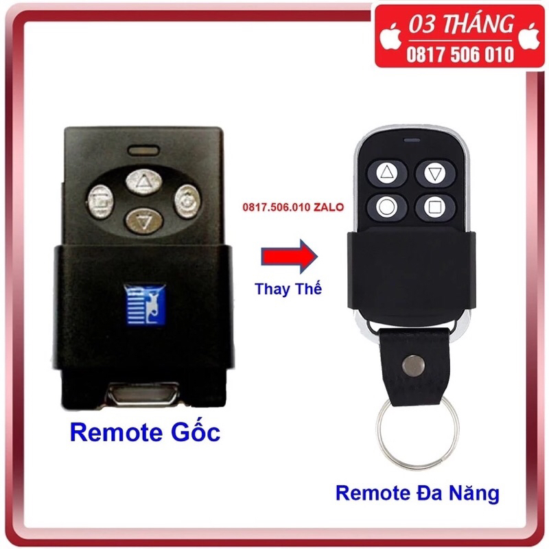 [Austdoor] 315mhz Remote Xịn Chống Nước thay thế Remote Austdoor ...