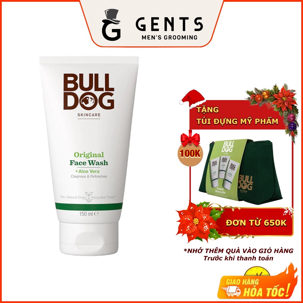 Sữa rửa mặt cho nam Bulldog Skincare Original Face Wash 150ml | Shopee ...