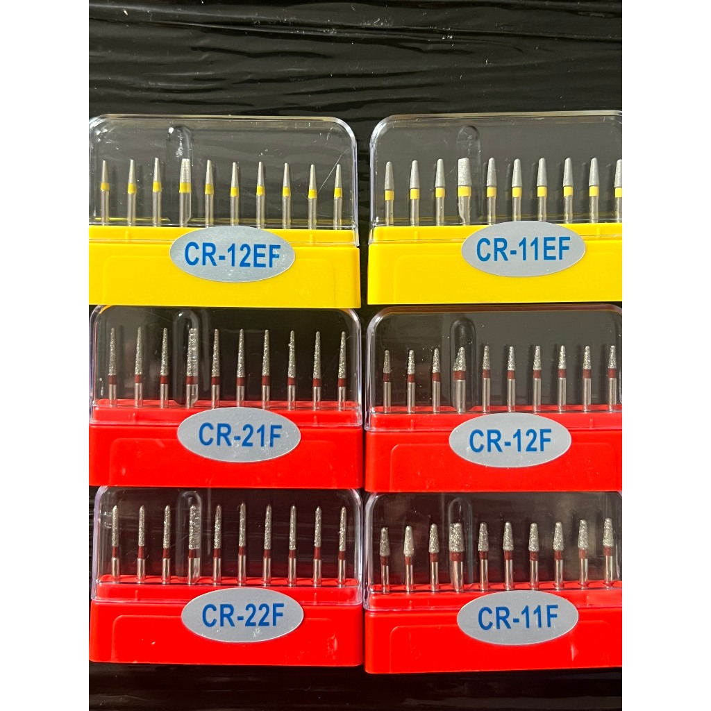 Hộp 10 Mũi Khoan Kim Cương nha khoa mã CR tốc độ cao | Shopee Việt Nam