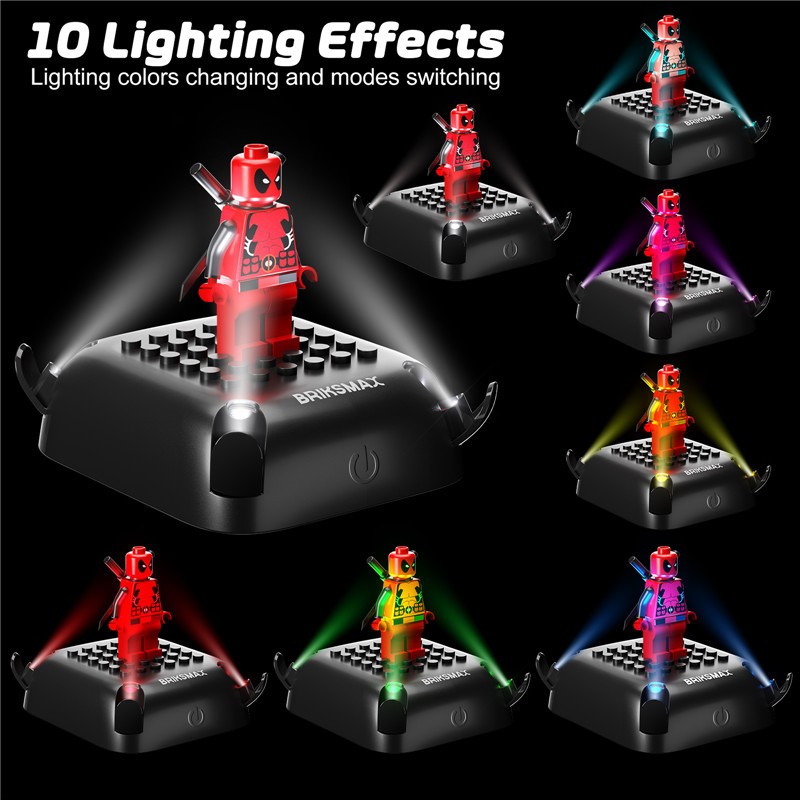 Base led - Đế trưng bày minifigures đèn LED nhiều chế độ màu - Đồ chơi ...