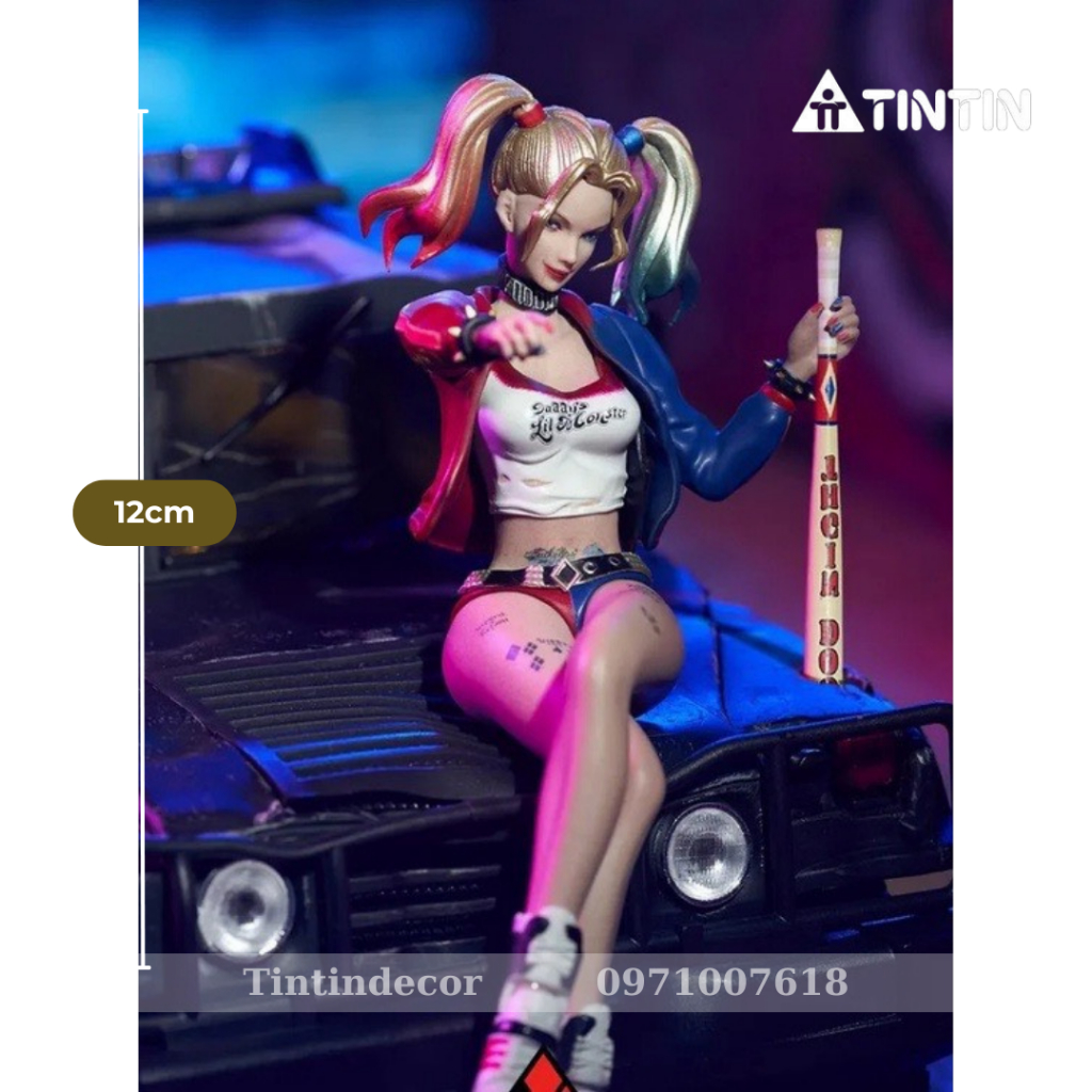 Mô Hình Decor Nhân Vật Harley Quinn Trong Phim Suicide Squads - Kích Thước 12cm | Shopee Việt Nam
