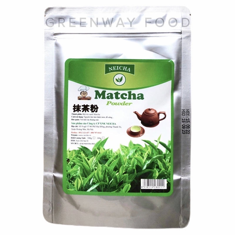 Bột trà xanh matcha Neicha túi 100g | Shopee Việt Nam