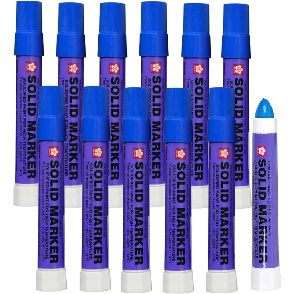 Bút đánh dấu công nghiệp,lông dầu khô,Sakura Solid Marker 12.0mm,chịu nhiệt độ cao,không phai ...