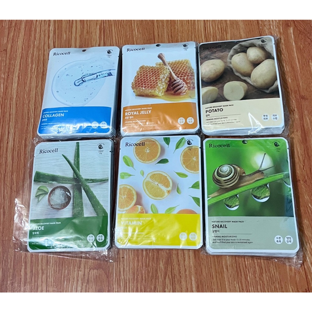Mặt nạ Ricocell Firming Moisturizing Cấp ẩm, Trắng mịn, Chống lão hóa ...