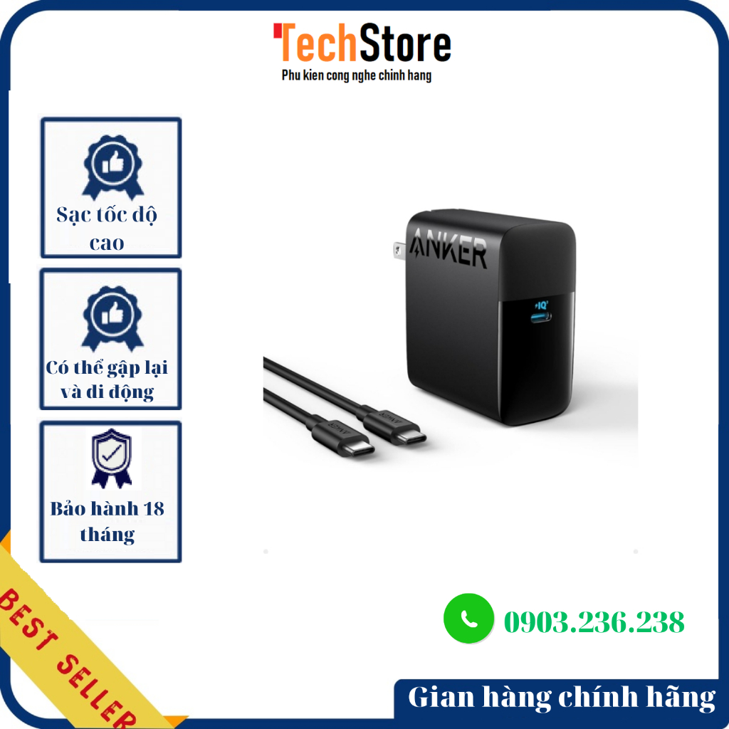 Sạc Anker 317 (100W, với Cáp USB-C, B2672) ( PHÂN PHỐI CHÍNH HÃNG ...