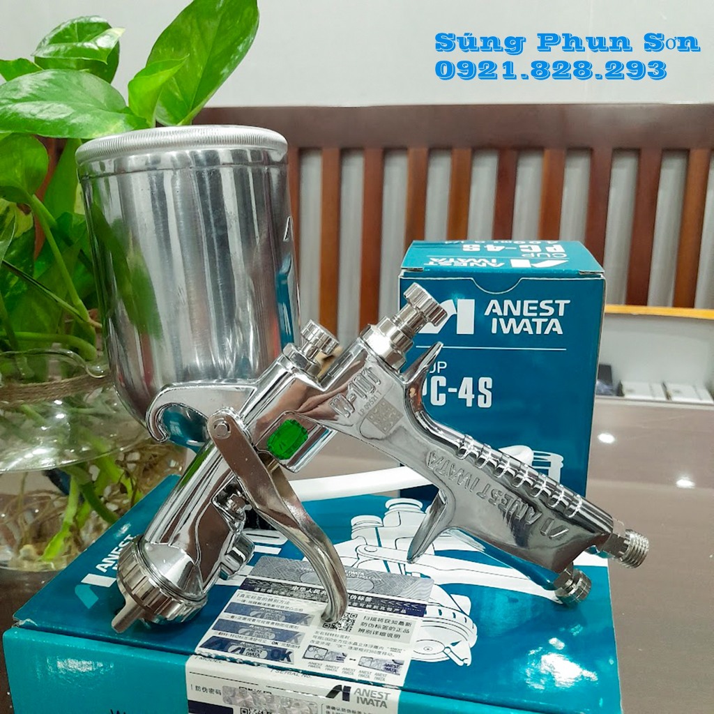 Súng phun sơn iwata w101, Súng phun đều, mịn chuyên dùng phun màu và phủ bóng | Shopee Việt Nam