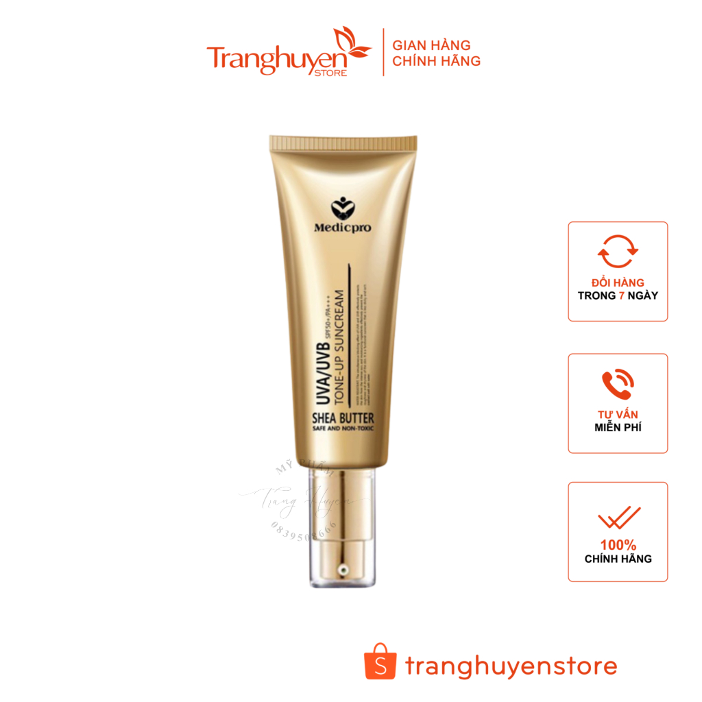Kem chống nắng Medicpro spf 50+/pa+++ 70ml ( Date 2026 ) | Shopee Việt Nam