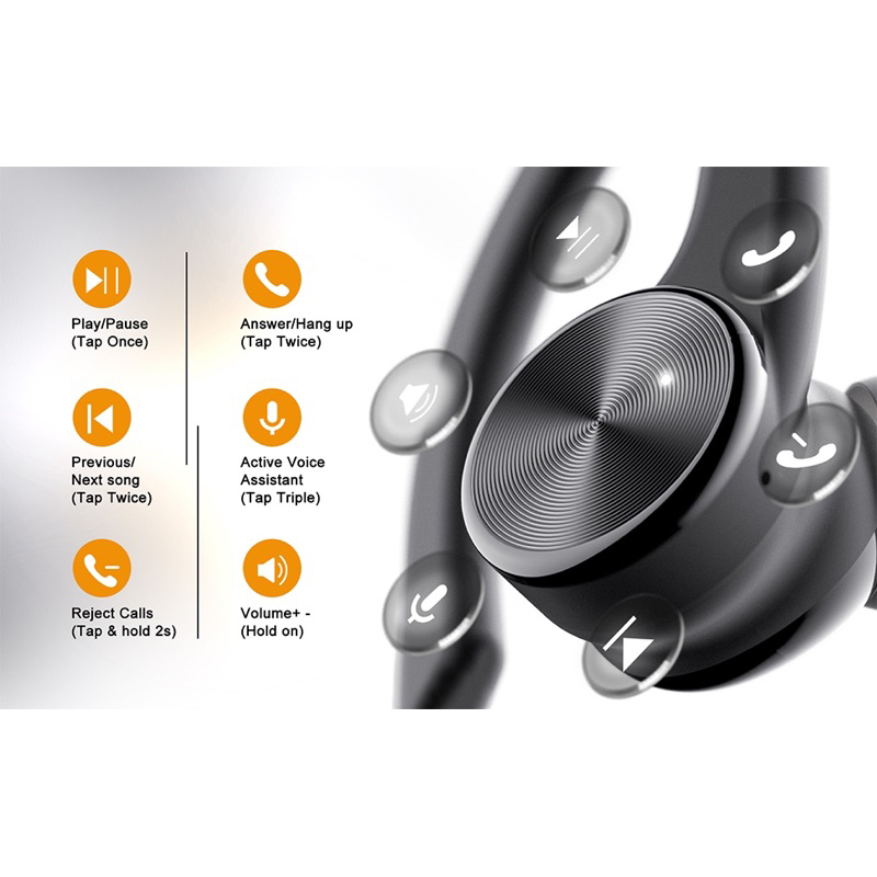 Tai nghe thể thao TTQ Waterproof Wireless Bluetooth Sports Earbuds ...