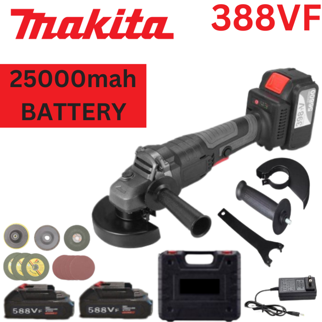 Máy Mài Pin 388v không chổi than không dây máy mài góc với 88600 mah Li-ion pin máy xay máy mài ...