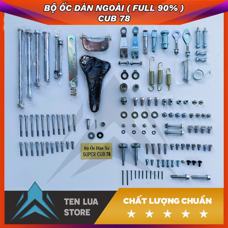 Bộ ốc xe Cub 78 - Cub 81 - Cub 82 Hàng Đẹp loại1 ( đủ 90% ) | Shopee ...