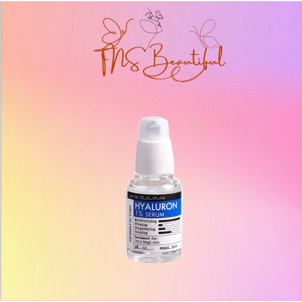 Tinh chất dưỡng ẩm Derma Factory Hyaluron 1% Serum 30ml | Shopee Việt Nam