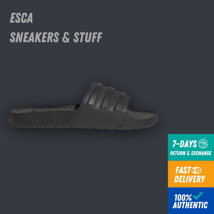 [CHÍNH HÃNG] DÉP THỂ THAO ADIDAS ADILETTE BOOST ALL BLACK - GX4285 ...