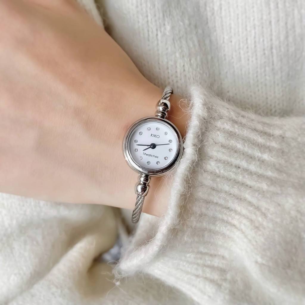 Đồng hồ vòng tay nữ KIKO Tif Watches kim loại thiết kế thanh lịch làm ...