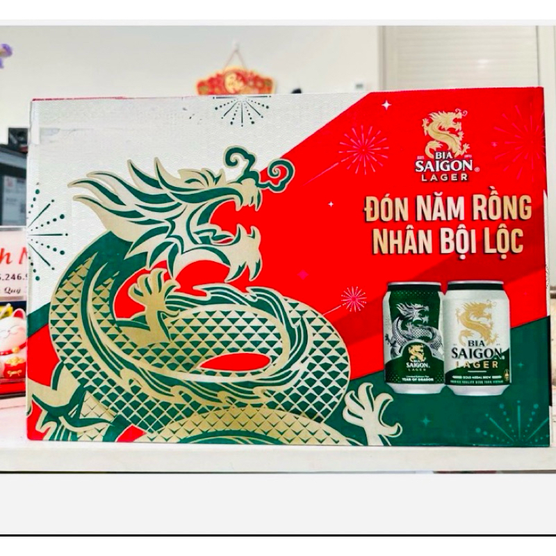 Thùng 24 Lon Bia Sài Gòn Lon 330ml(mẫu thường) | Shopee Việt Nam