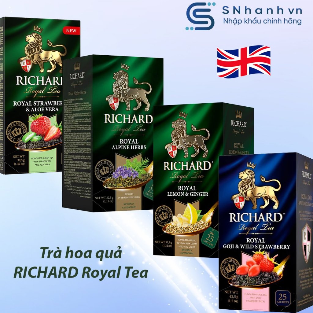 Trà hoa quả Richard Uk hộp 25 gói | Shopee Việt Nam