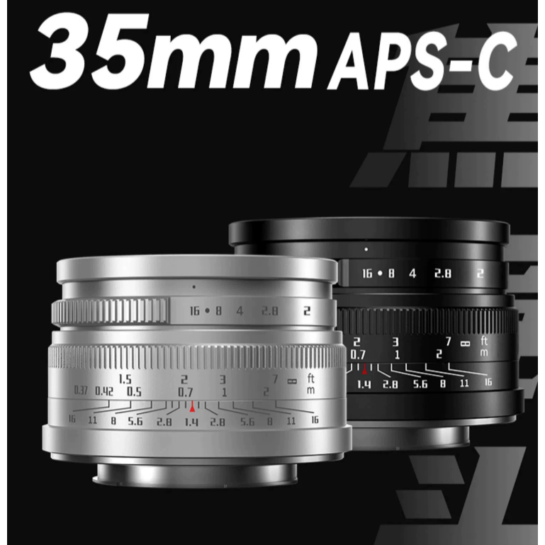 Ống kính Lens MF 7Artisans 35mm f1.4 Mark II cho Sony E, Fujifilm X ...