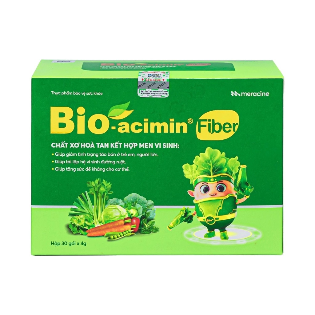 Cốm Vi Sinh Bio Acimin Fiber Meracine - Bổ Sung Lợi Khuẩn & Chất Xơ ...