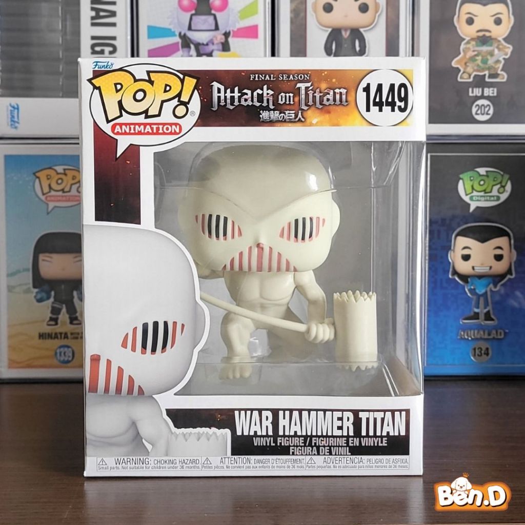 Mô hình chính hãng Funko Pop Super! Attack on Titan - War Hammer Titan ...