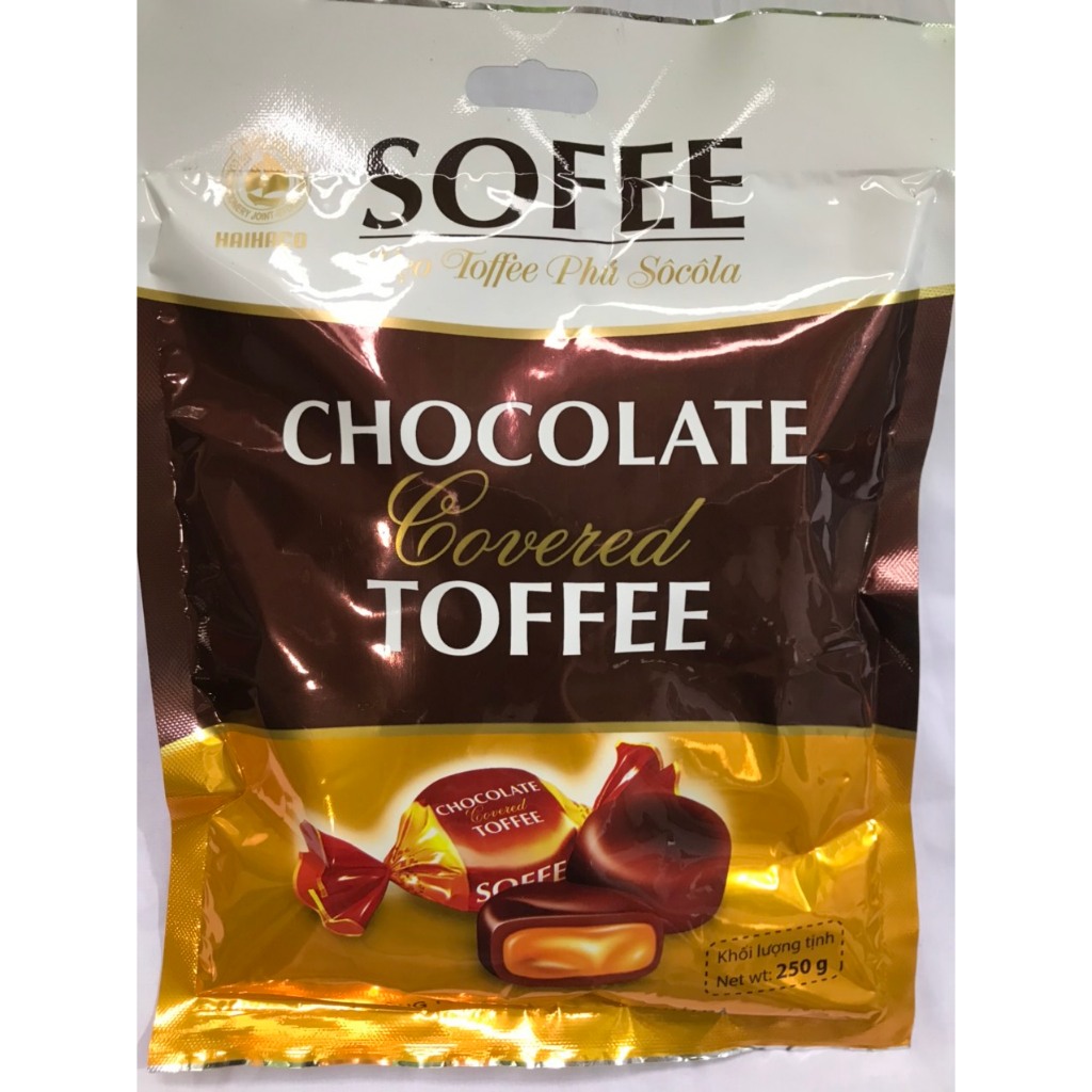 Kẹo Toffee Phủ Socola Sofee Hải Hà gói 250g | Shopee Việt Nam