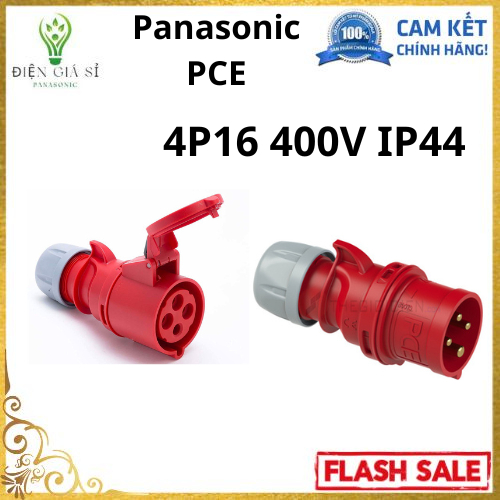 Phích/ Ổ Cắm(F014-6/ F214-6) 4P16A 400V IP44, Chính Hãng PCE | Shopee ...