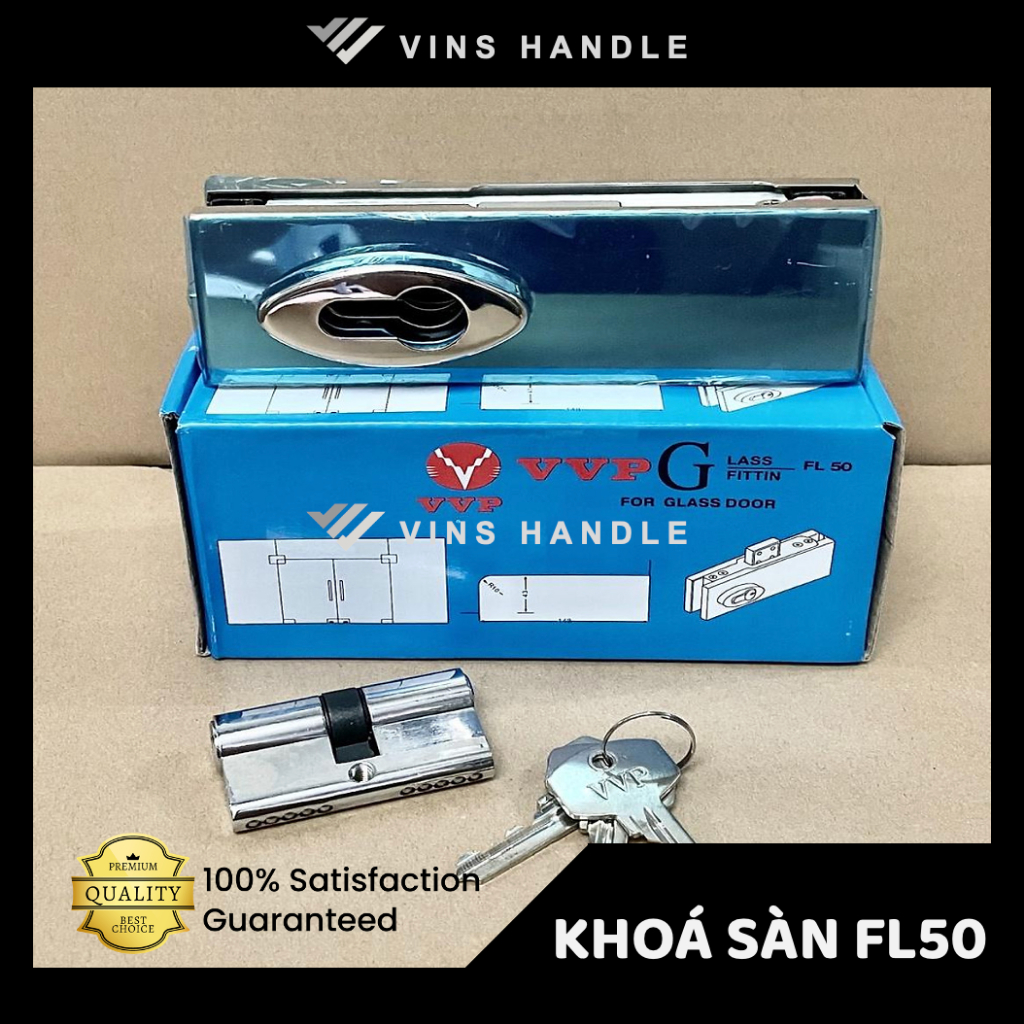 KHOÁ CỬA KÍNH CƯỜNG LỰC BẢN LỀ SÀN FL50 - Khoá sàn VVP | Shopee Việt Nam
