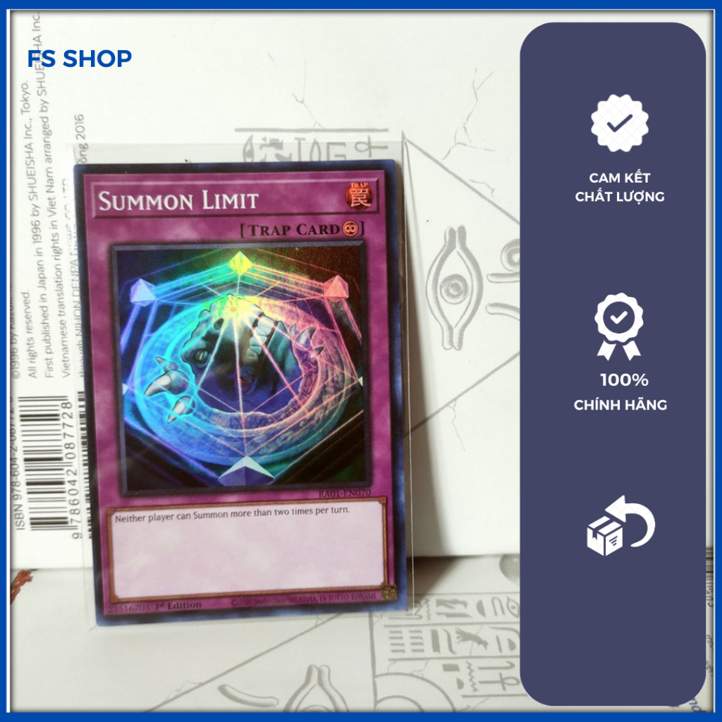 [FS Yugioh] Thẻ bài Yugioh Chính Hãng Summon Limit | Shopee Việt Nam