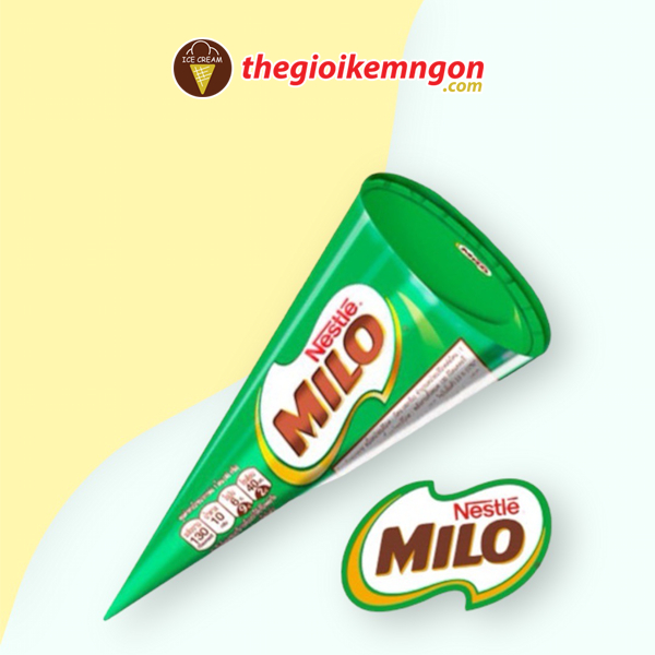 Kem ốc quế Milo Medium Nestle Ice Cream Cone (46g) | Shopee Việt Nam