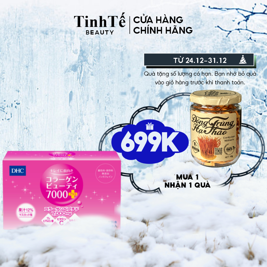 Collagen DHC 7000 Plus Nhật Bản Collagen Beauty 500ml (50ml x10 lọ/ hộp ...