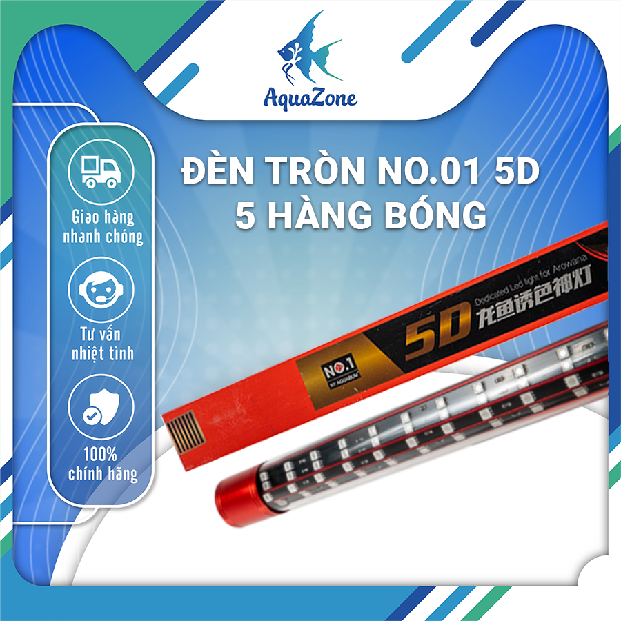 Đèn LED No1 5D 5 hàng bóng chuyên Taning cho cá rồng N95A N115A N145A ...
