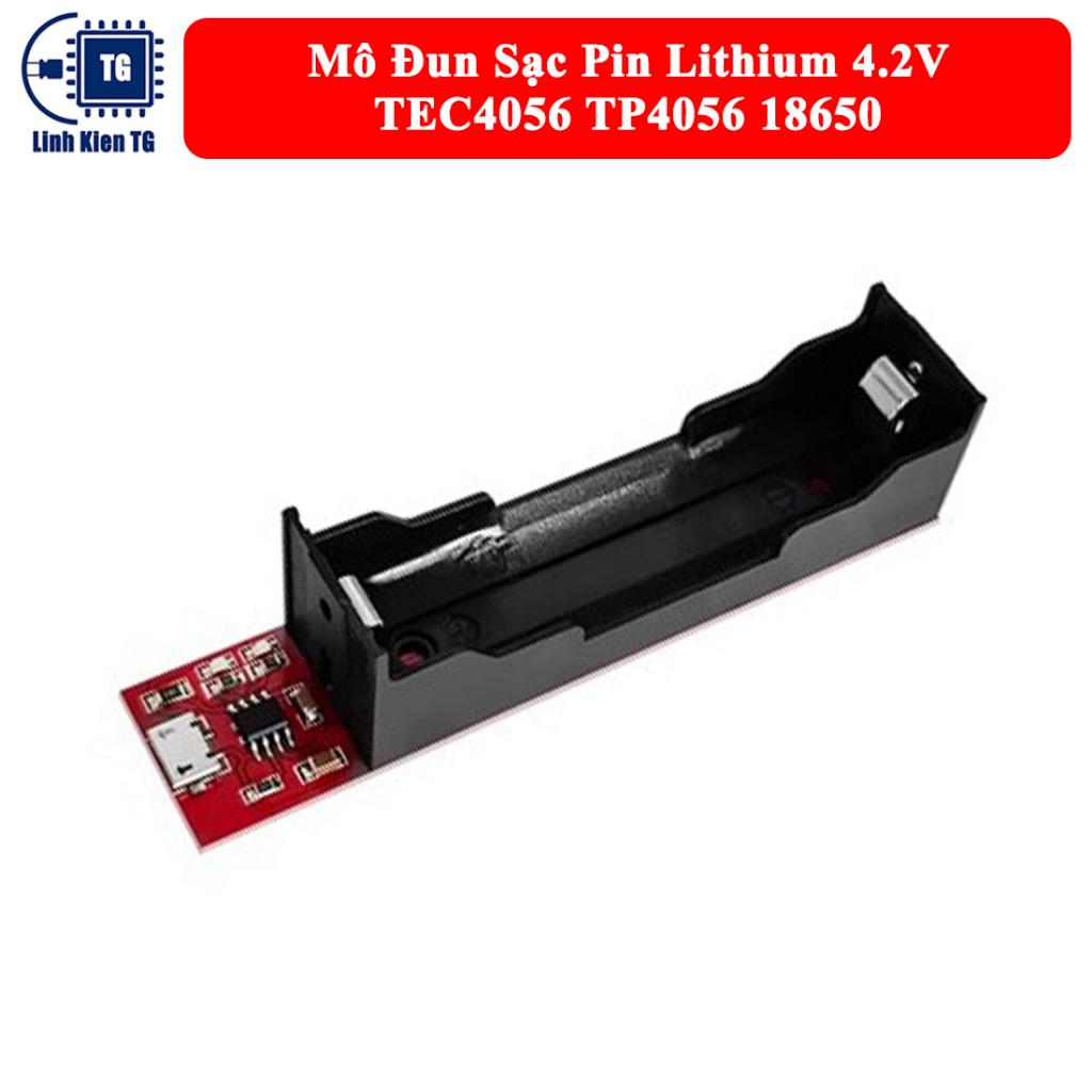 Mô Đun Sạc Pin Lithium 4.2V TEC4056 TP4056 18650 | Shopee Việt Nam