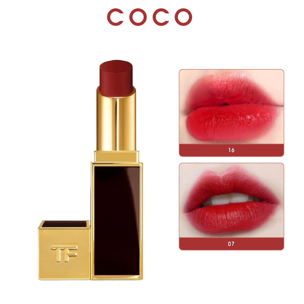 Son Tom Ford TF Lip Color Satin Mate chính hãng fullbox 3,3g mềm mịn mướt môi COCO OFFICIAL ...