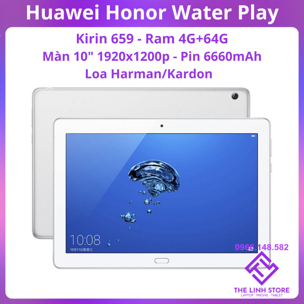 Máy tính bảng Huawei Honor WaterPlay màn 10 inch bản 4G LTE - Kirin 659 ...