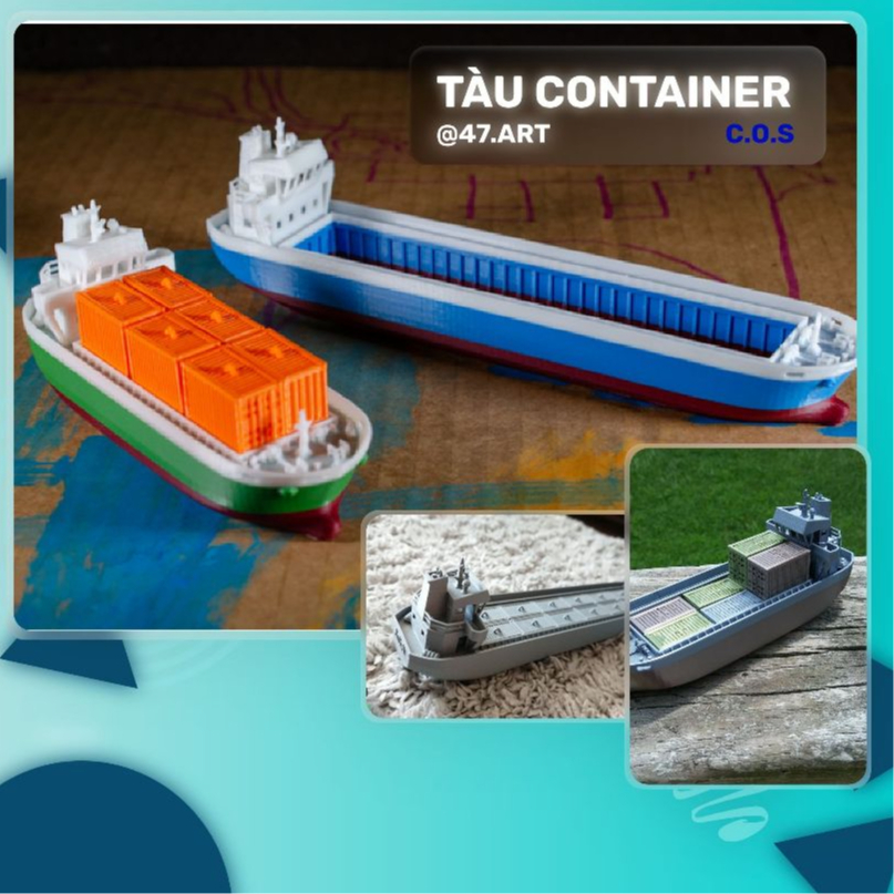 Mô hình Thuyền C.O.S [CHÍNH HÃNG 47.ART-IN 3D] làm đồ án, mô hình cảng ...